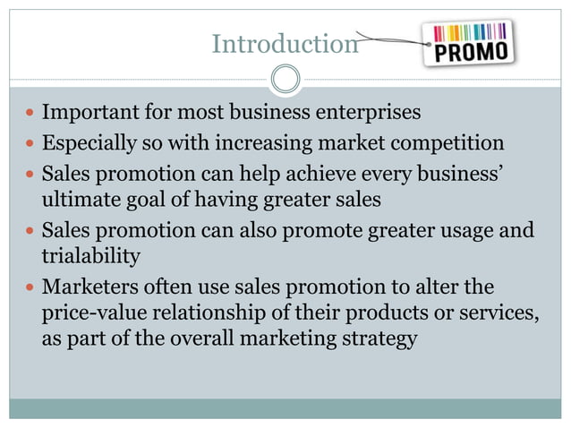 Evaluating sales promotion effectiveness | PPTX