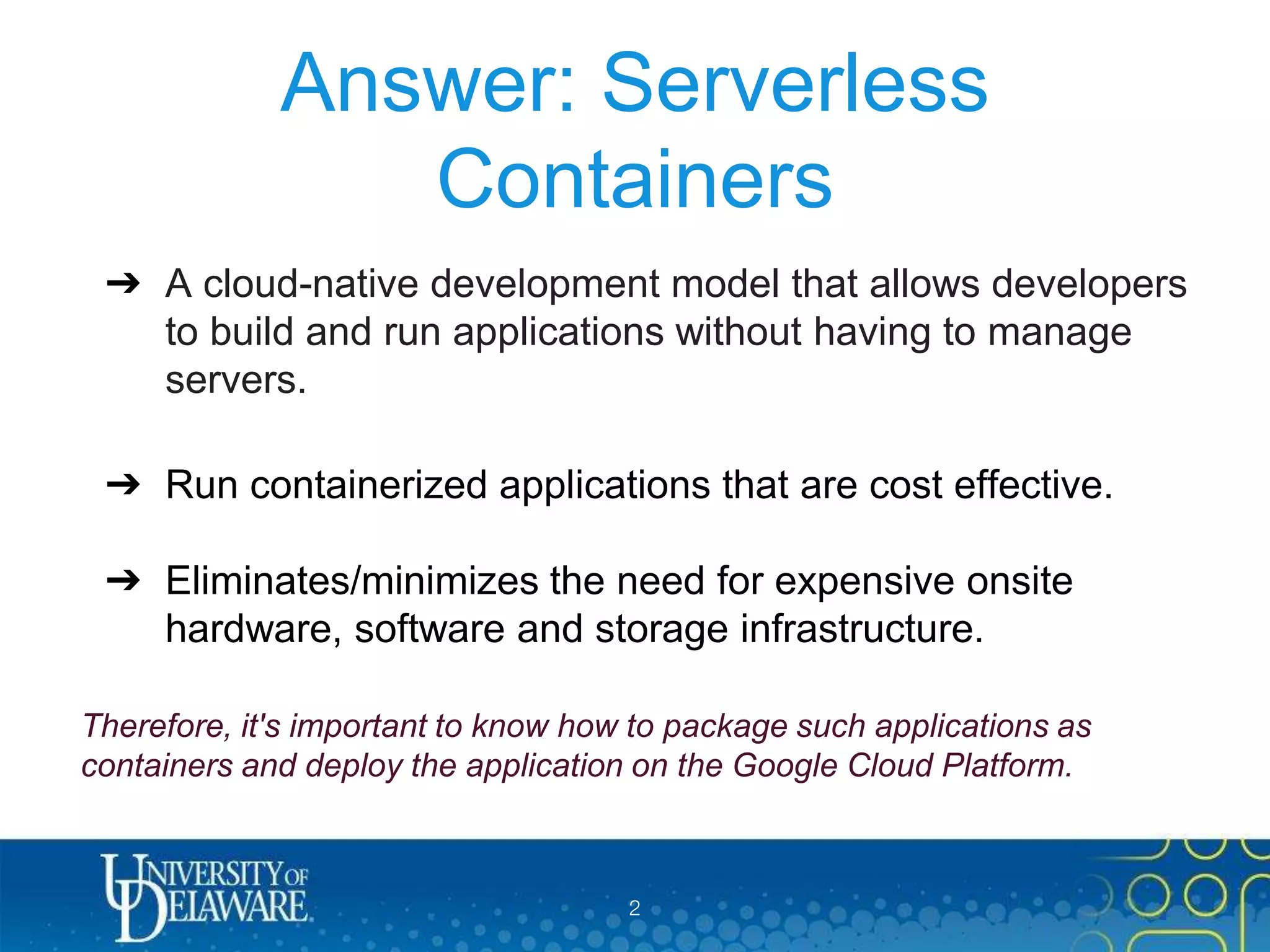 Evaluating Serverless Machine Learning Performance On Google Cloud Run.pptx