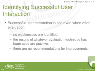 Evaluating software development | PPT