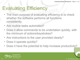 Evaluating software development | PPT