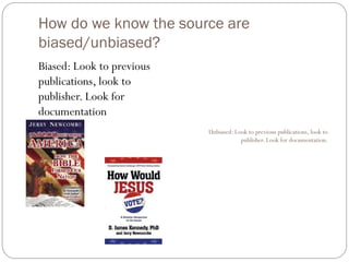 Evaluating sources | PPT
