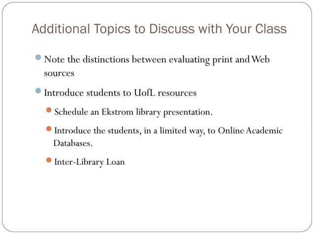 Evaluating sources | PPT