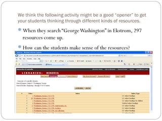 Evaluating sources | PPT