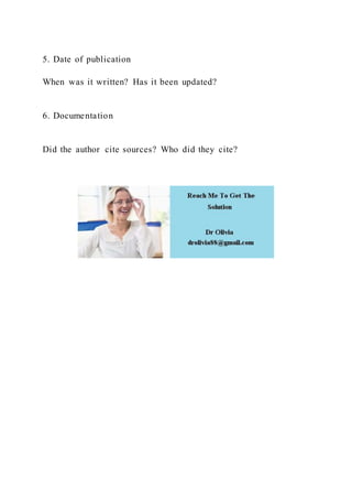 Evaluating Sources Worksheet NameSource Title a | DOCX