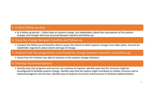 Evaluating Systems Change | PPT
