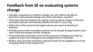 Evaluating Systems Change | PPT