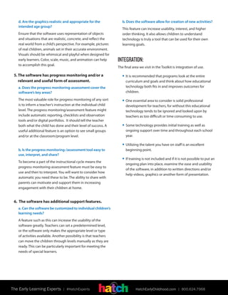 Evaluating Technology for Early Learners Form | PDF