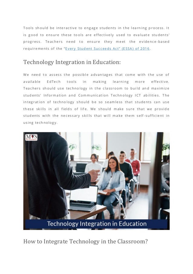 Evaluating Technology Use in the Classroom.pdf | Education industry ...
