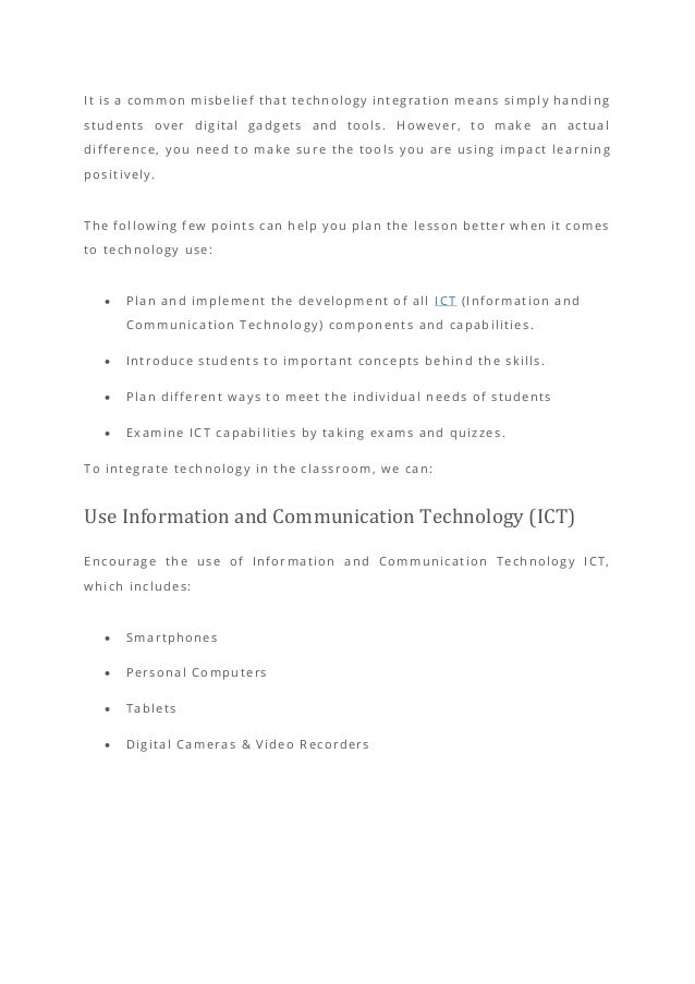 Evaluating Technology Use in the Classroom.pdf | Education industry ...