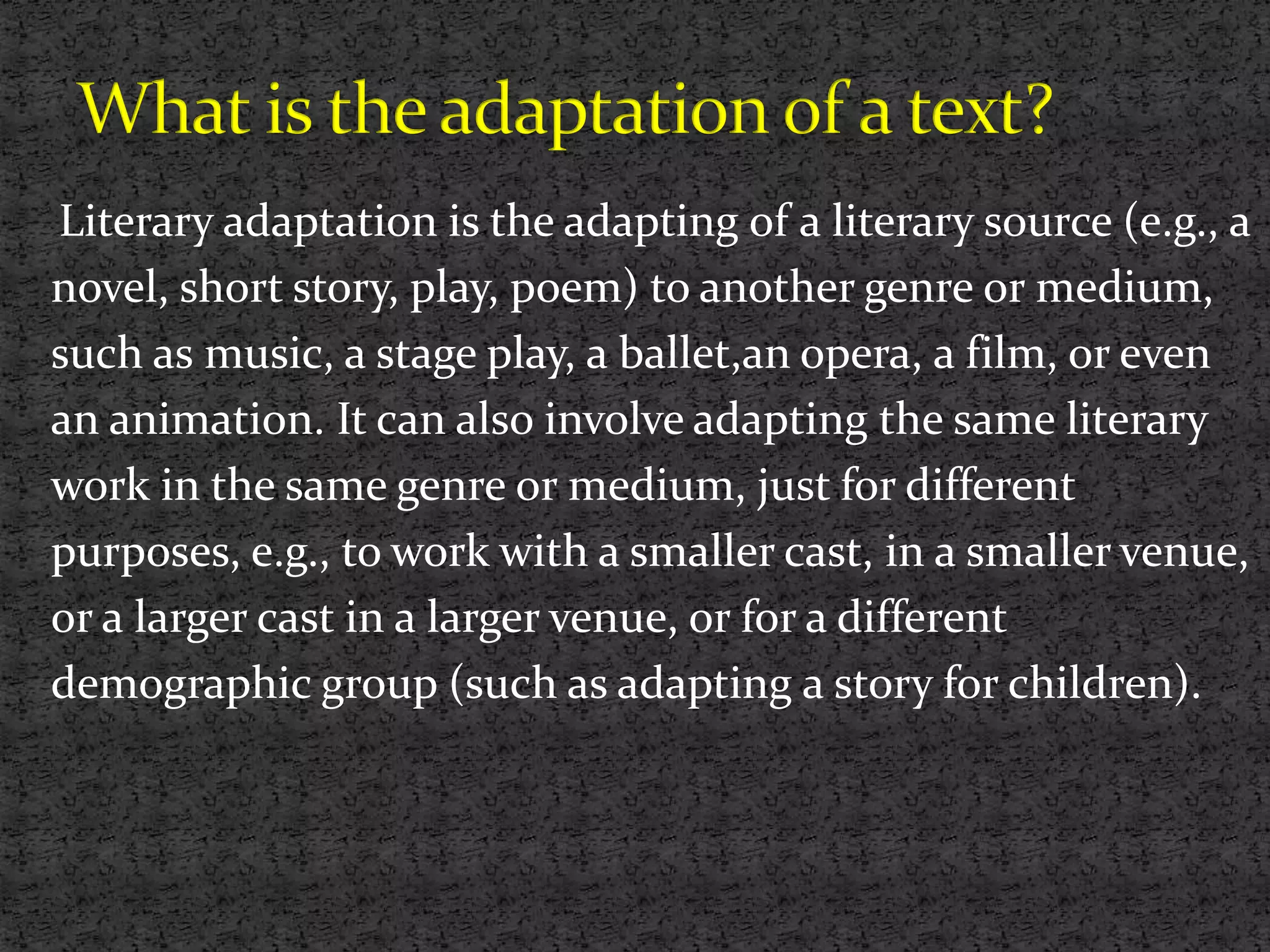 Evaluating the Adaptation of a Literary - 1.pptx
