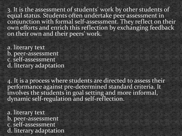 Evaluating the Adaptation of a Literary - 1.pptx | Educational ...