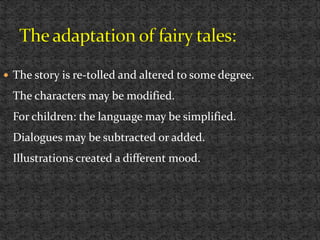 Evaluating the Adaptation of a Literary - 1.pptx | Educational ...