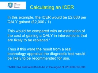 Evaluating the cost effectiveness of diagnostic tests | PPTX