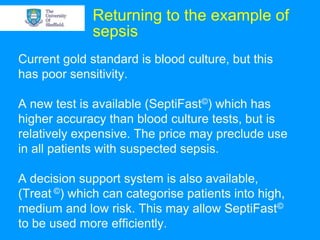 Evaluating the cost effectiveness of diagnostic tests | PPT