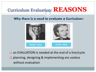 EVALUATING A CURRICULUM | PPTX