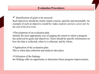 Evaluating the guidance program | PPTX
