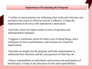 Evaluating the guidance program | PPTX