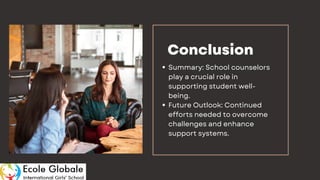 Evaluating the Role of School Counsellors in Supporting Student Well ...