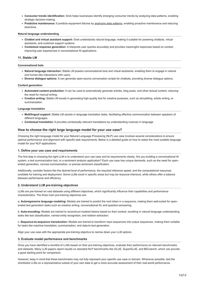 Evaluating the top large language models.pdf | Artificial Intelligence | Technology & Computing