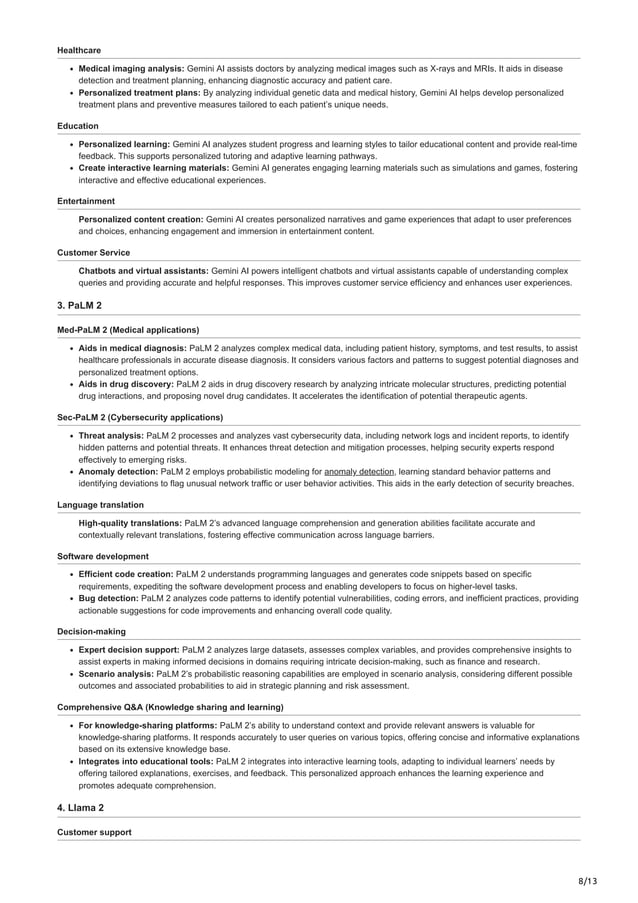 Evaluating The Top Large Language Modelspdf Artificial Intelligence Technology And Computing