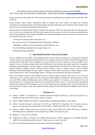 Evaluating the Use of Double Skin Facade Systems for Sustainable ...