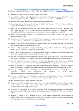 Evaluating the Use of Double Skin Facade Systems for Sustainable Development | PDF