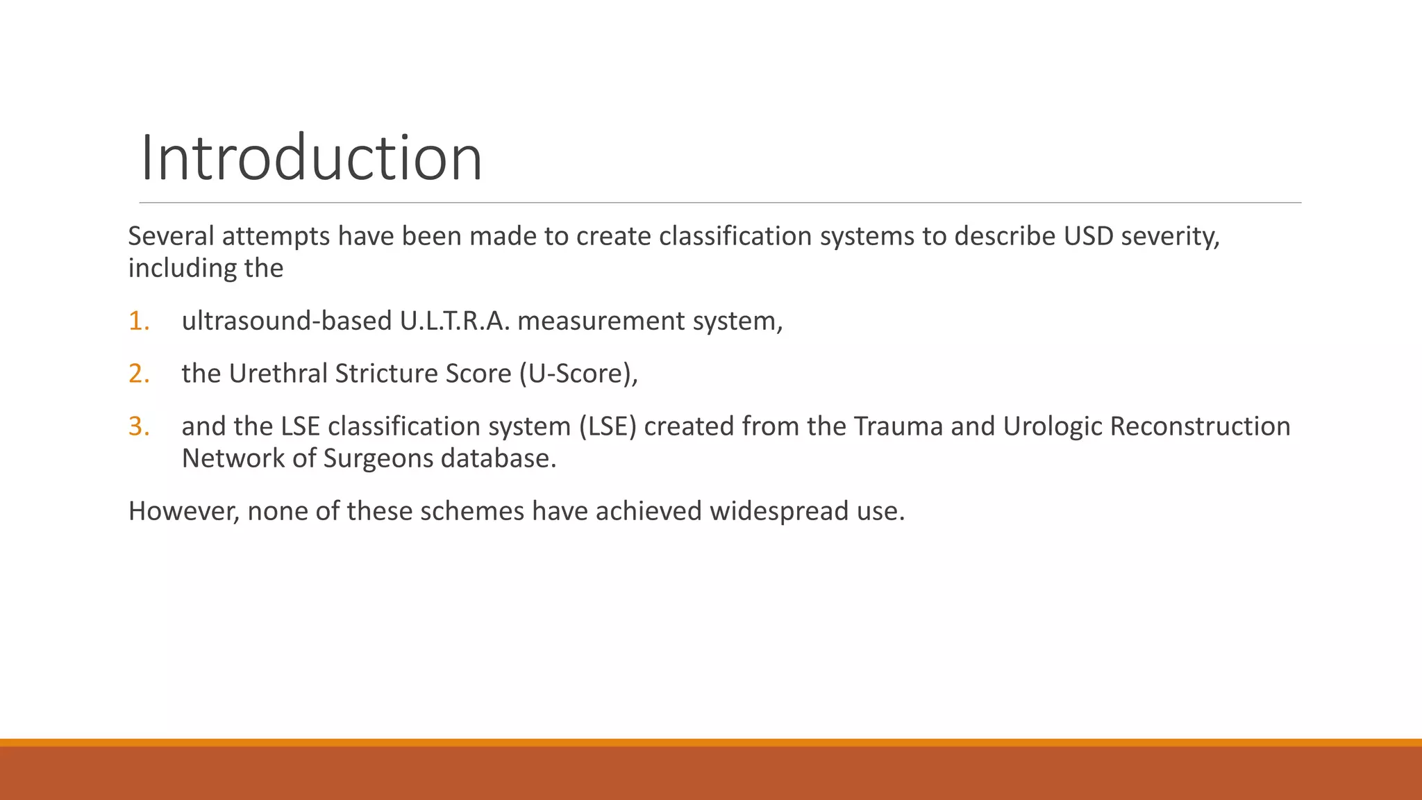 Evaluating Tools for Characterizing Anterior Urethral Stricture Disease ...