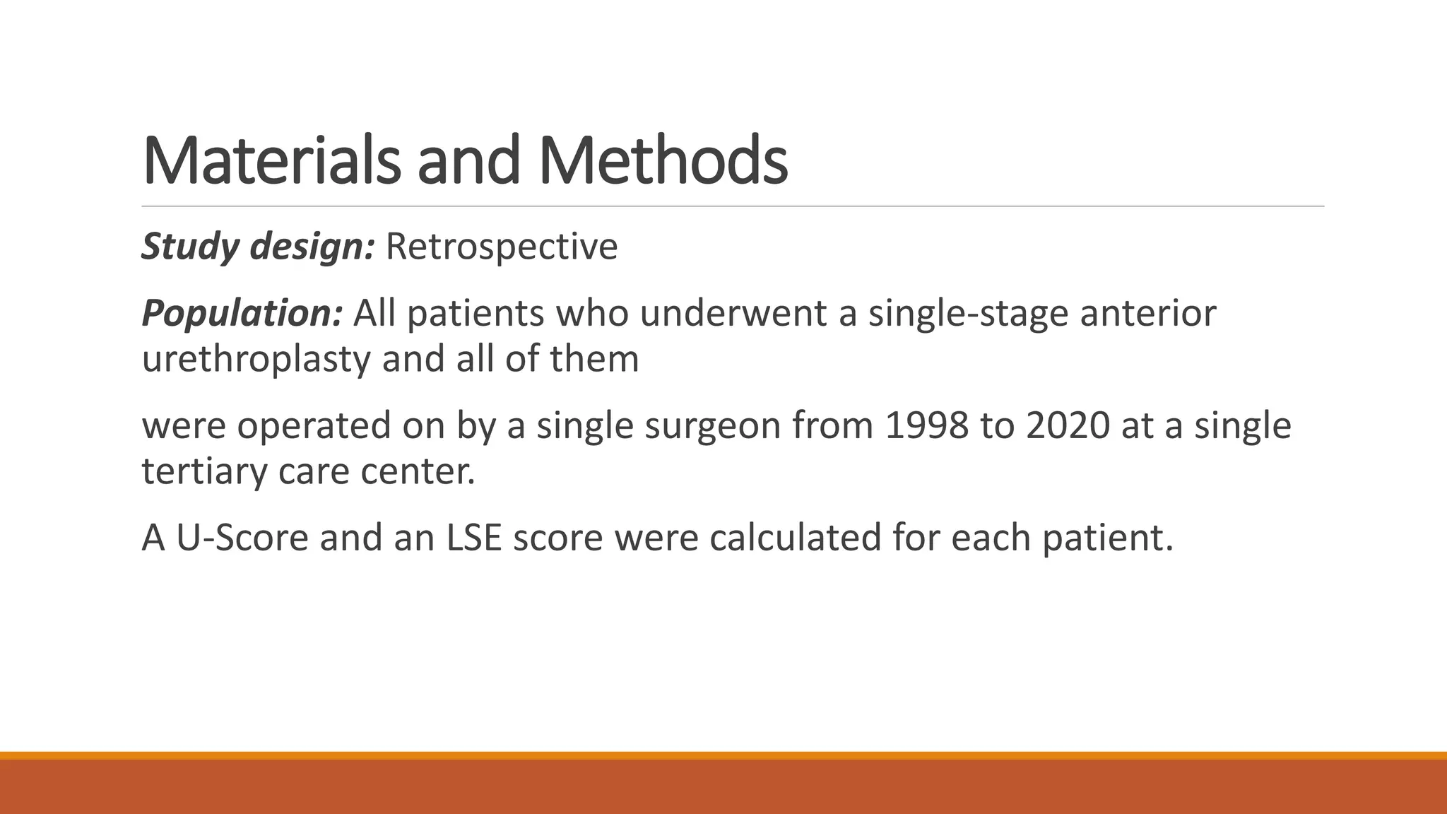 Evaluating Tools for Characterizing Anterior Urethral Stricture Disease ...