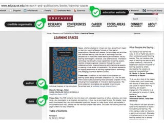 Evaluating websites | PPT