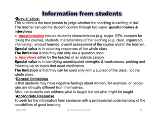 Evaluating your own teaching by dr[1]. shadia yousef banjar.pptx