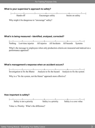Evaluating your safety culture | PDF