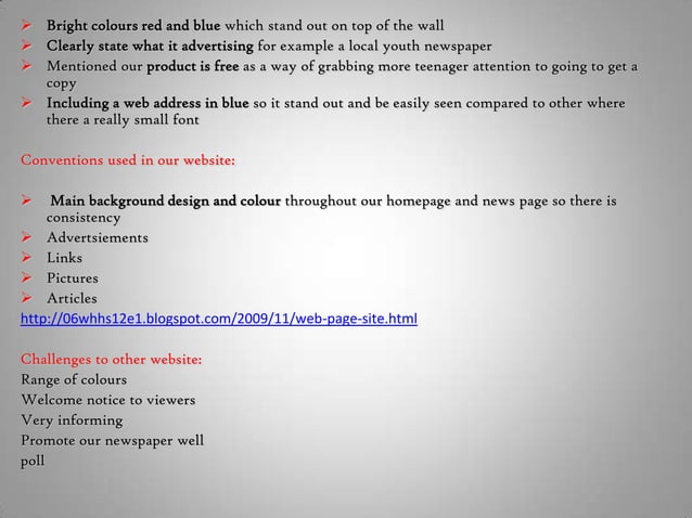 A2 Evaluation presentation | PPTX