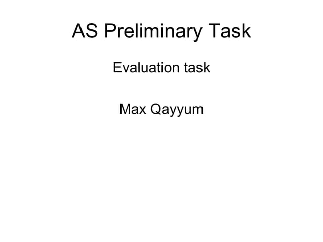 Prelim Evaluation | PPT