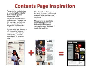 BACKSTAGE Music Magazine Evaluation | PPT