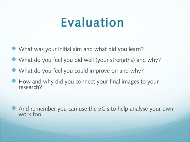 Evaluation | PPT