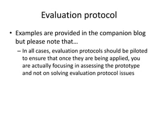 Paper Prototype Evaluation | PPT