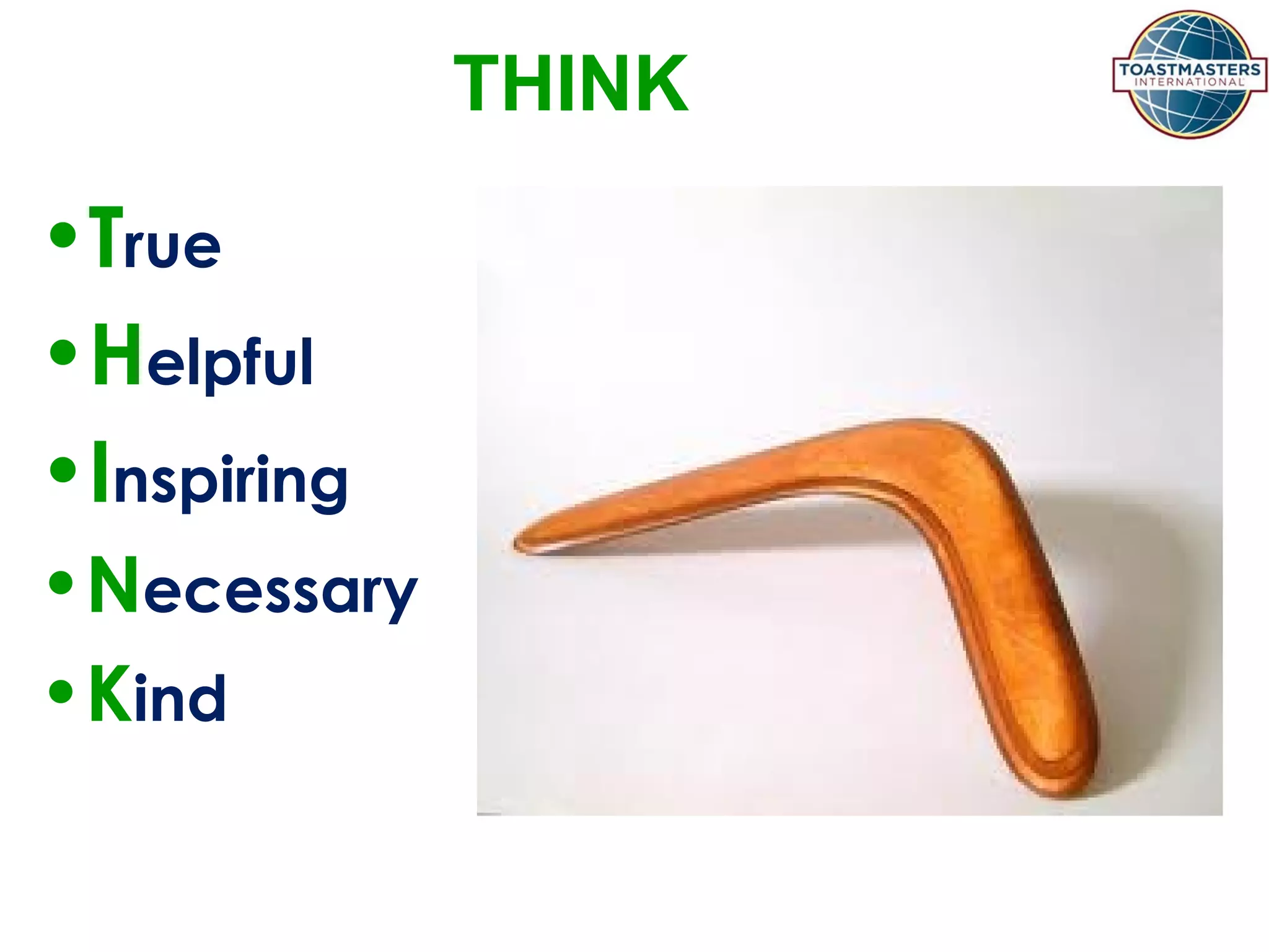 Toastmasters Evaluate to Motivate -- Educational Session | PPT