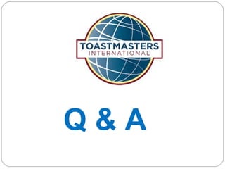 Toastmasters Evaluate to Motivate -- Educational Session | PPT