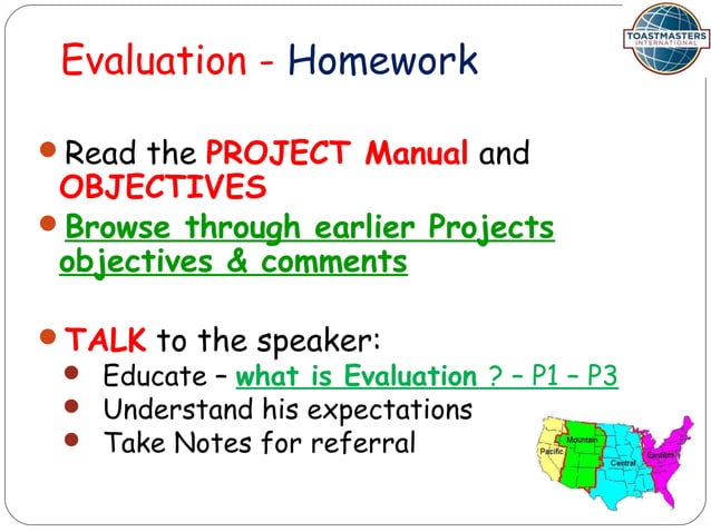 Toastmasters Evaluate to Motivate -- Educational Session | PPT