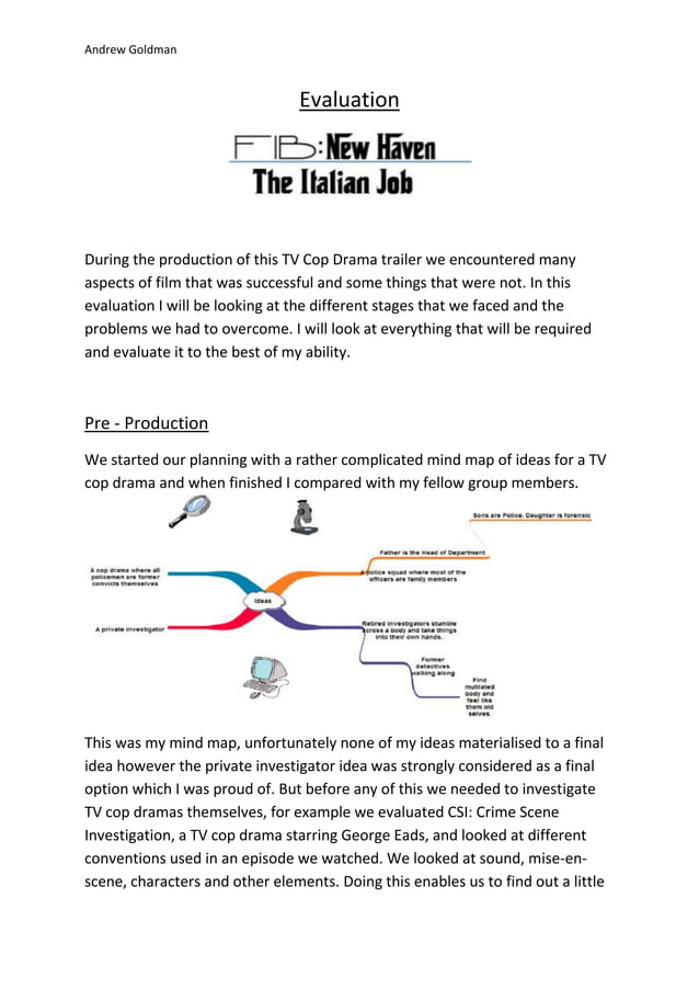 Evaluation of my trailer | PDF