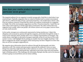 AS Media Studies: Music Magazine Evaluation | PPT