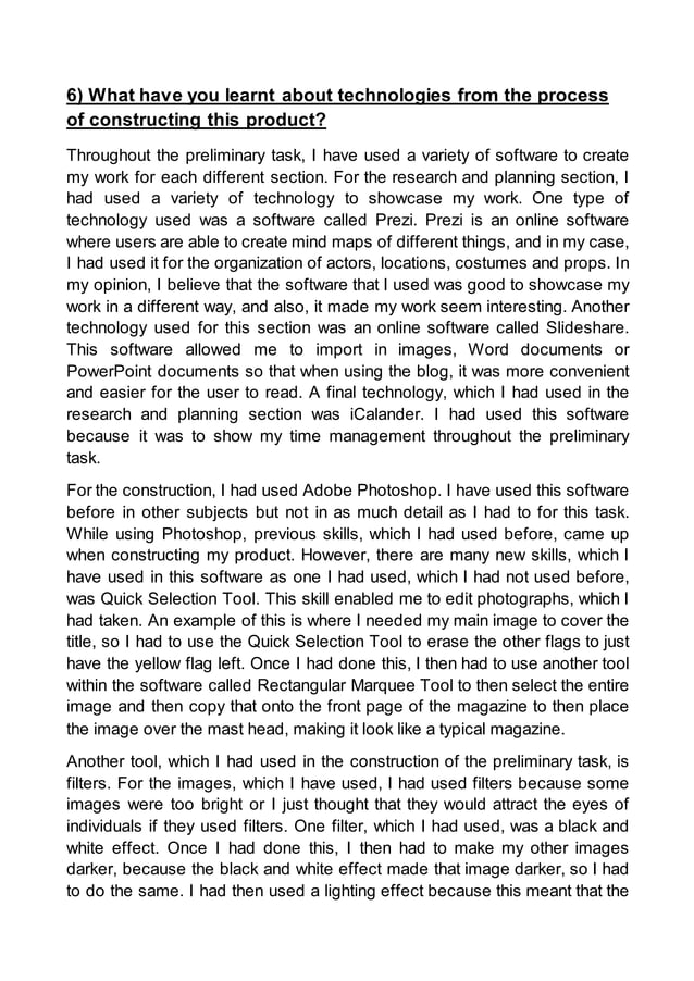 Prelim Evaluation | PDF