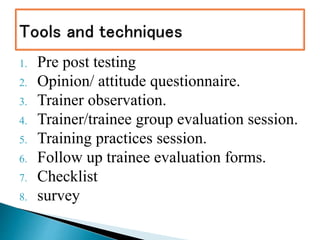Programme Evaluation in extension | PPTX
