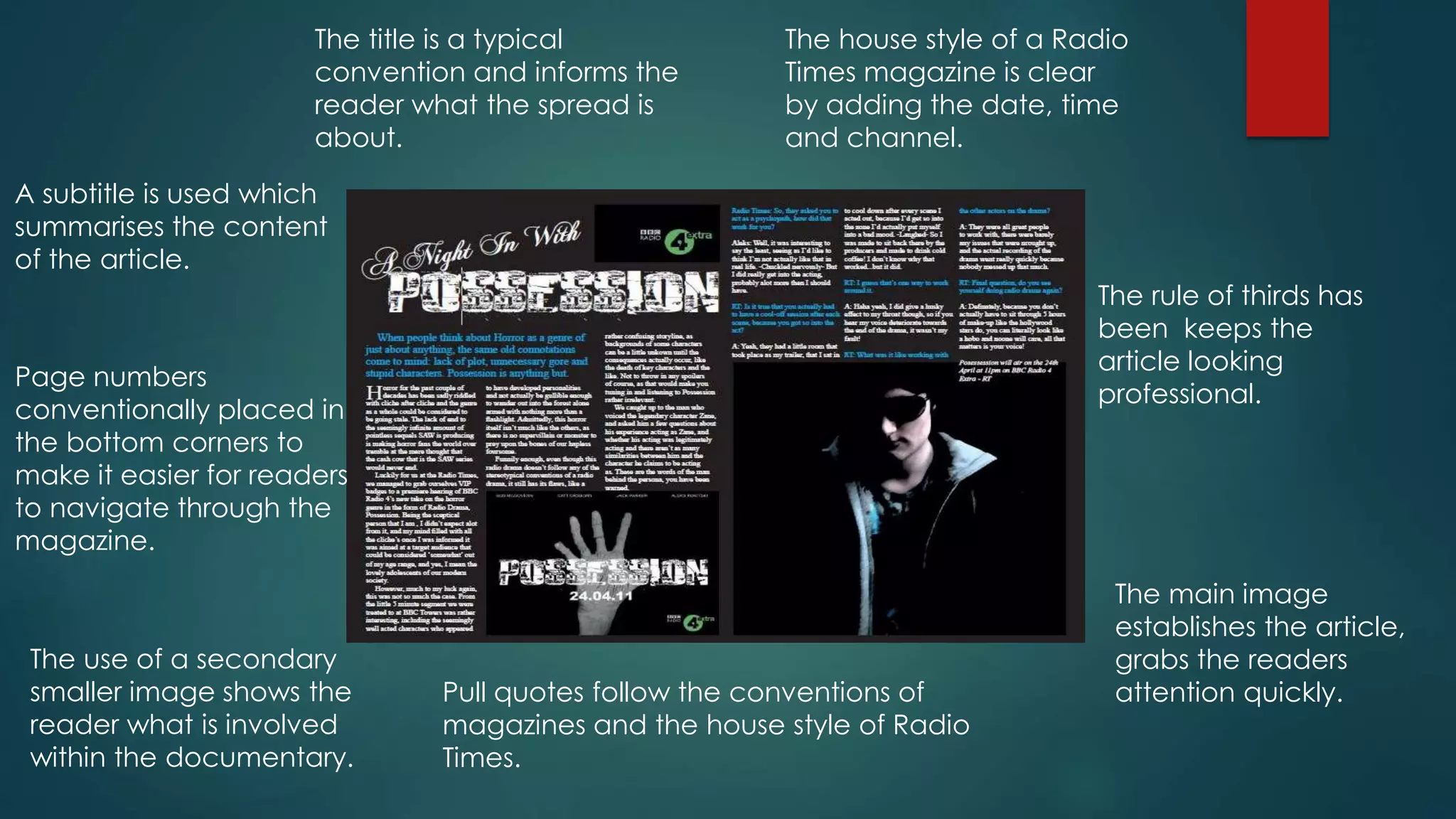 Media Evaluation for Course work - Todd Lillis- Question 1 | PPTX