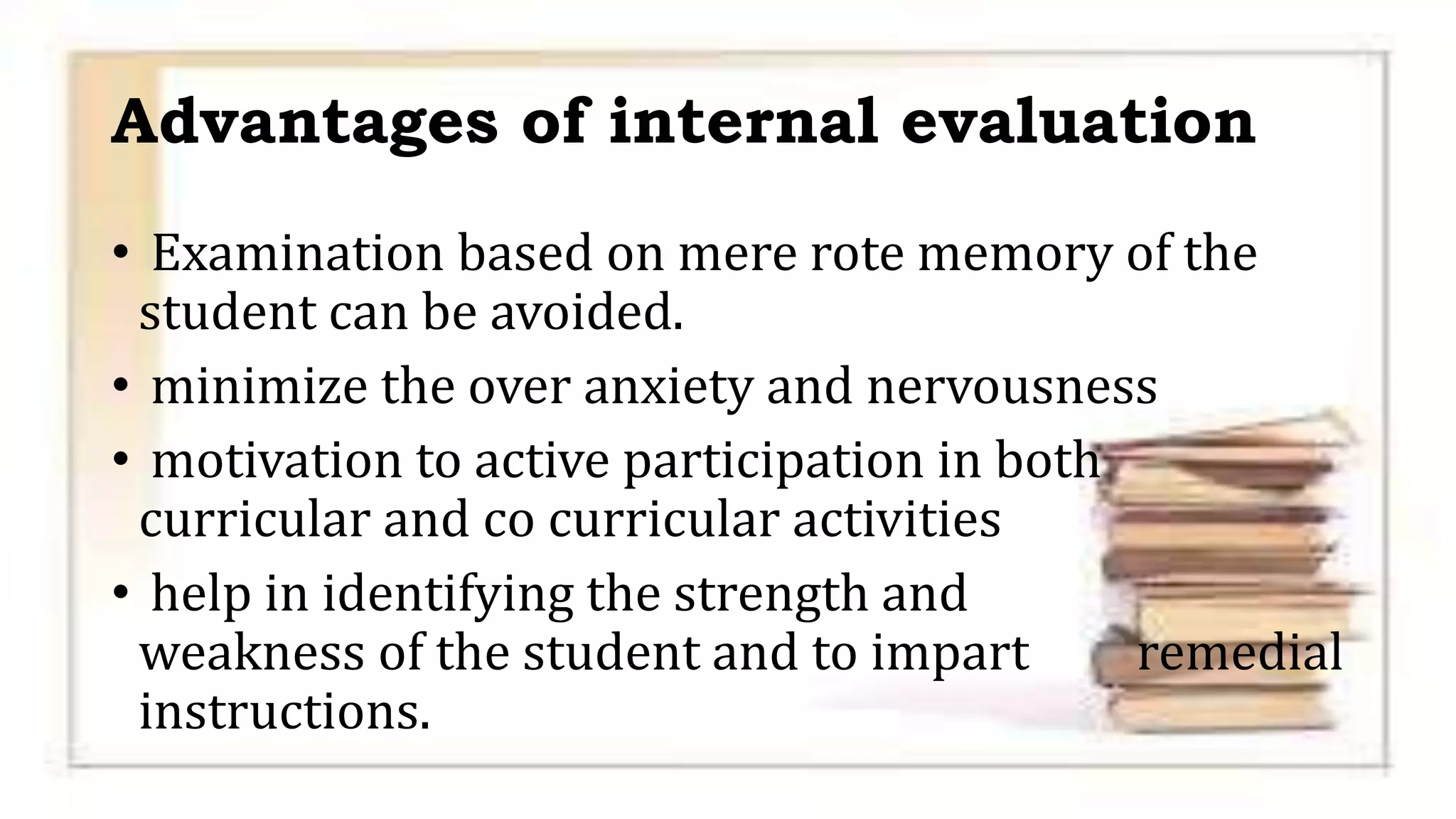 External and Internal Evaluation | PPTX