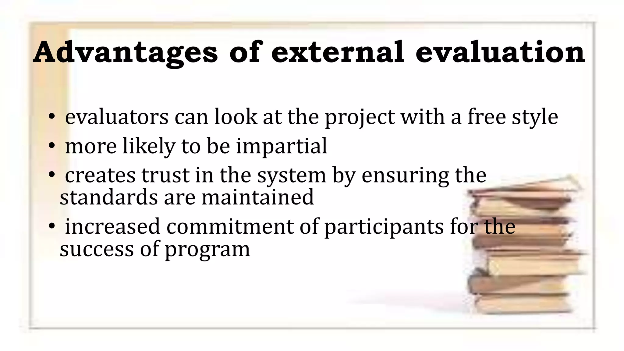 External and Internal Evaluation | PPTX