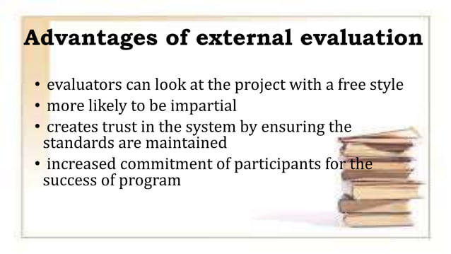External and Internal Evaluation | PPTX