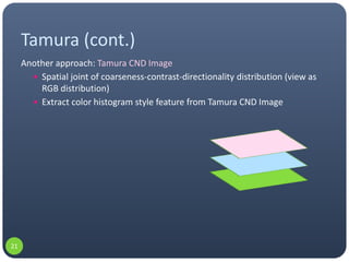 Evaluation of Texture in CBIR | PPT