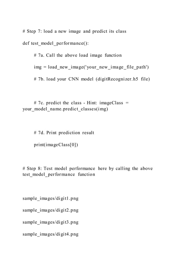 evaluation.py# Handwritten digit recognition for MNIST data | PDF