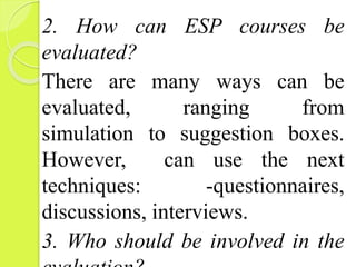 Evaluation esp-roxana | PPTX